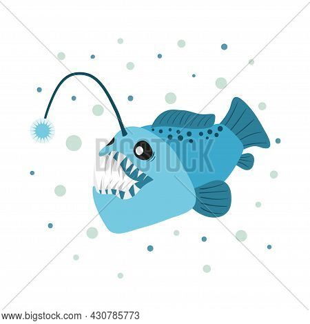 Cartoon Angler Fish. Vector & Photo (Free Trial) | Bigstock