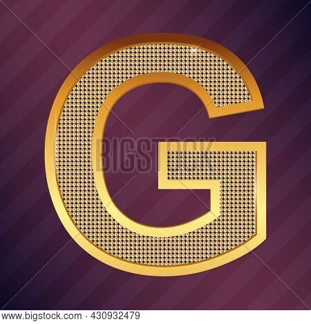 Gold Letter G Vector Vector & Photo (Free Trial) | Bigstock