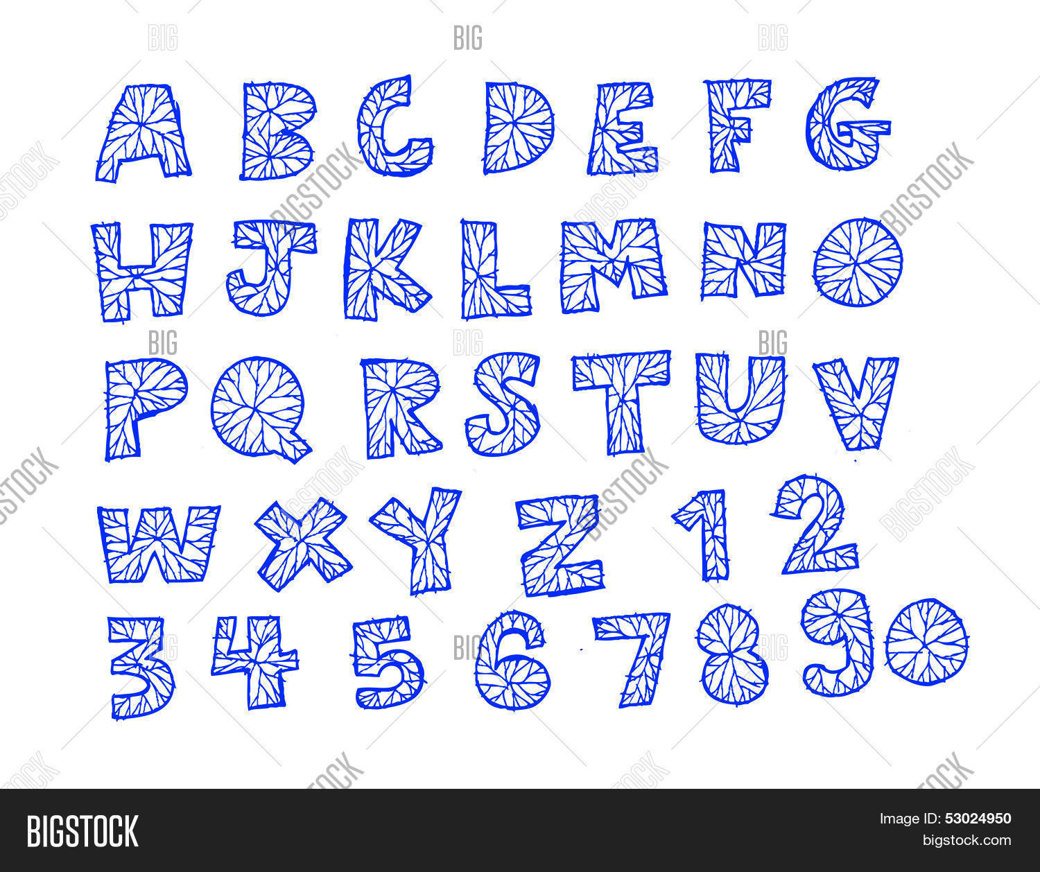 Font Sketch Hand Vector & Photo (Free Trial) | Bigstock