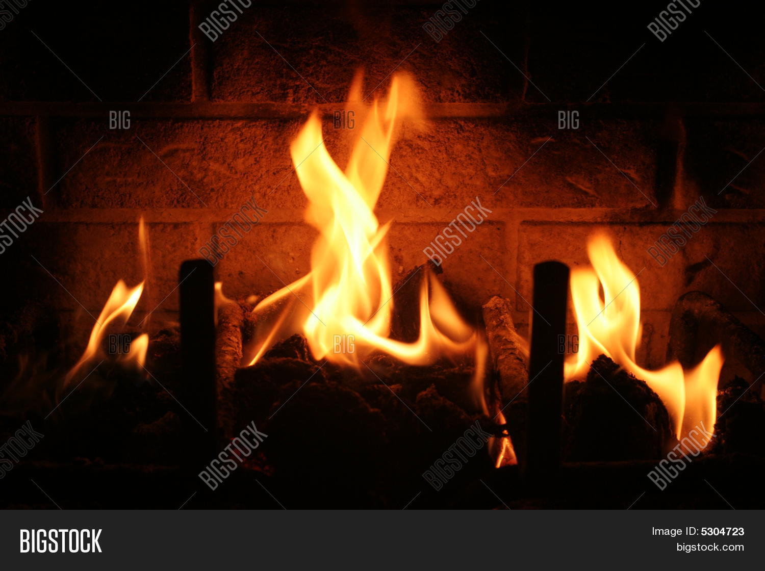 Warm Fire Image & Photo (Free Trial) | Bigstock