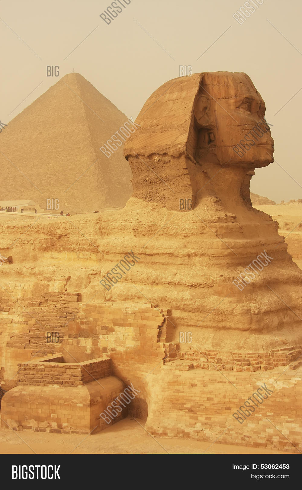 Sphinx Great Pyramid Image & Photo (Free Trial) | Bigstock