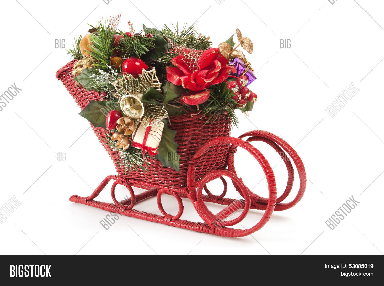 Small Christmas Sled Image & Photo (Free Trial) | Bigstock
