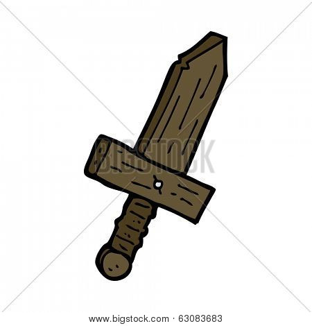 Cartoon Wooden Sword Vector & Photo (Free Trial) | Bigstock