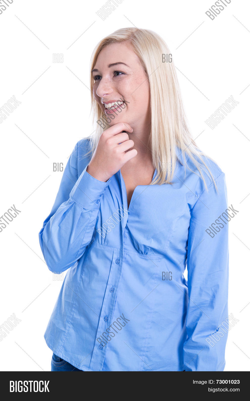 Pretty Woman Looking Image & Photo (Free Trial) | Bigstock