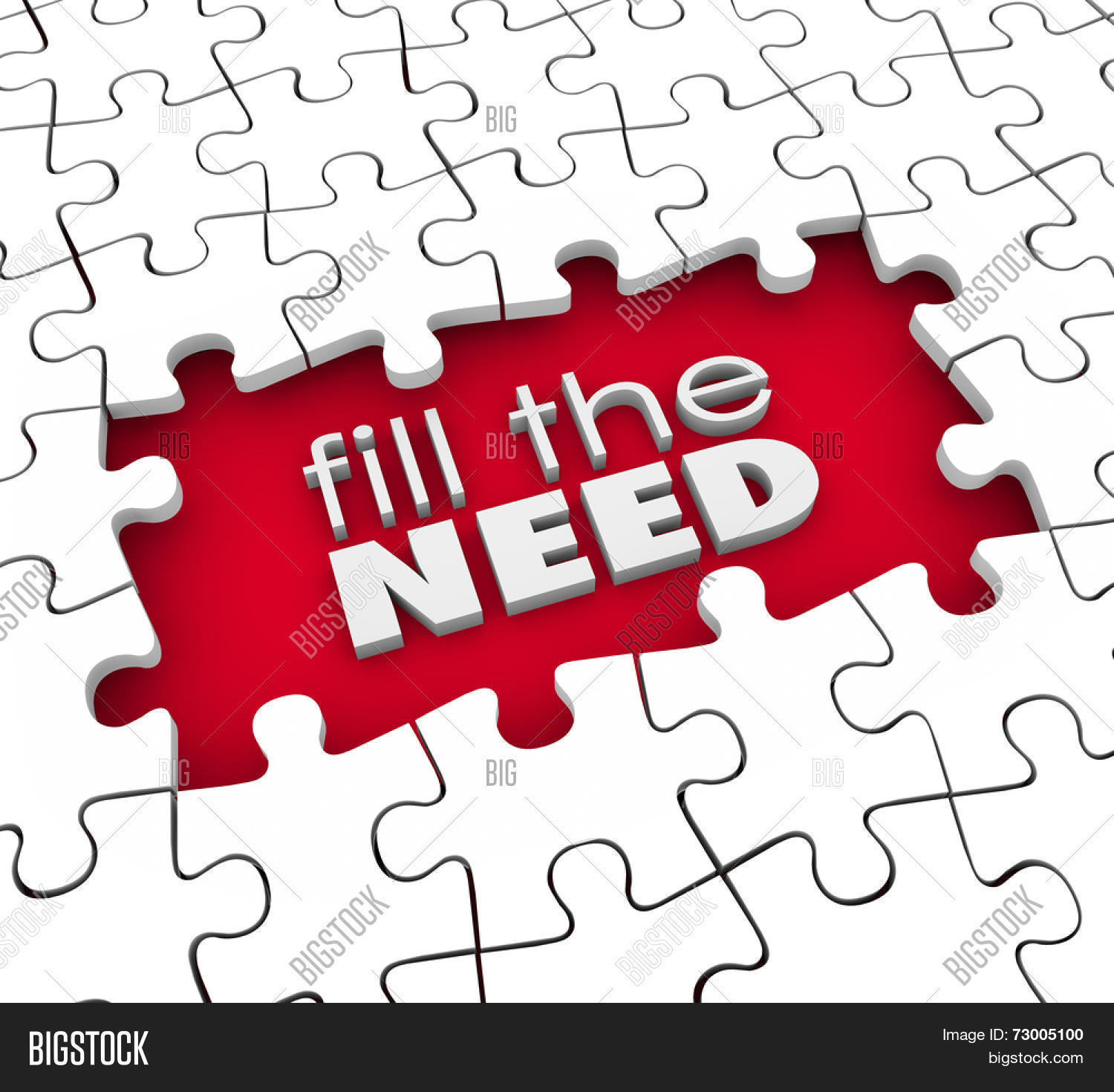 Fill Need Words 3d Image & Photo (Free Trial) | Bigstock