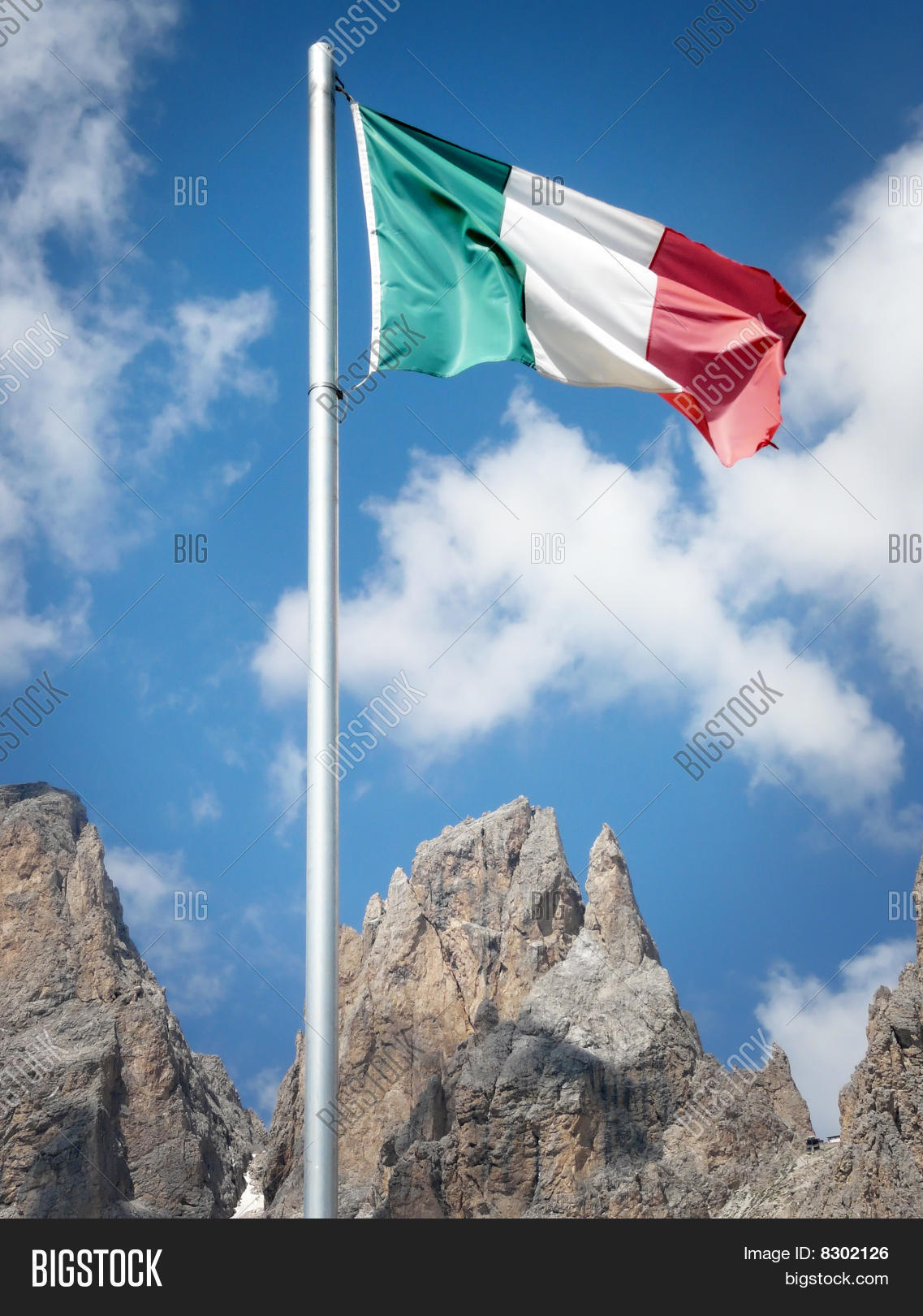 Italian Flag Front Image & Photo (Free Trial) | Bigstock