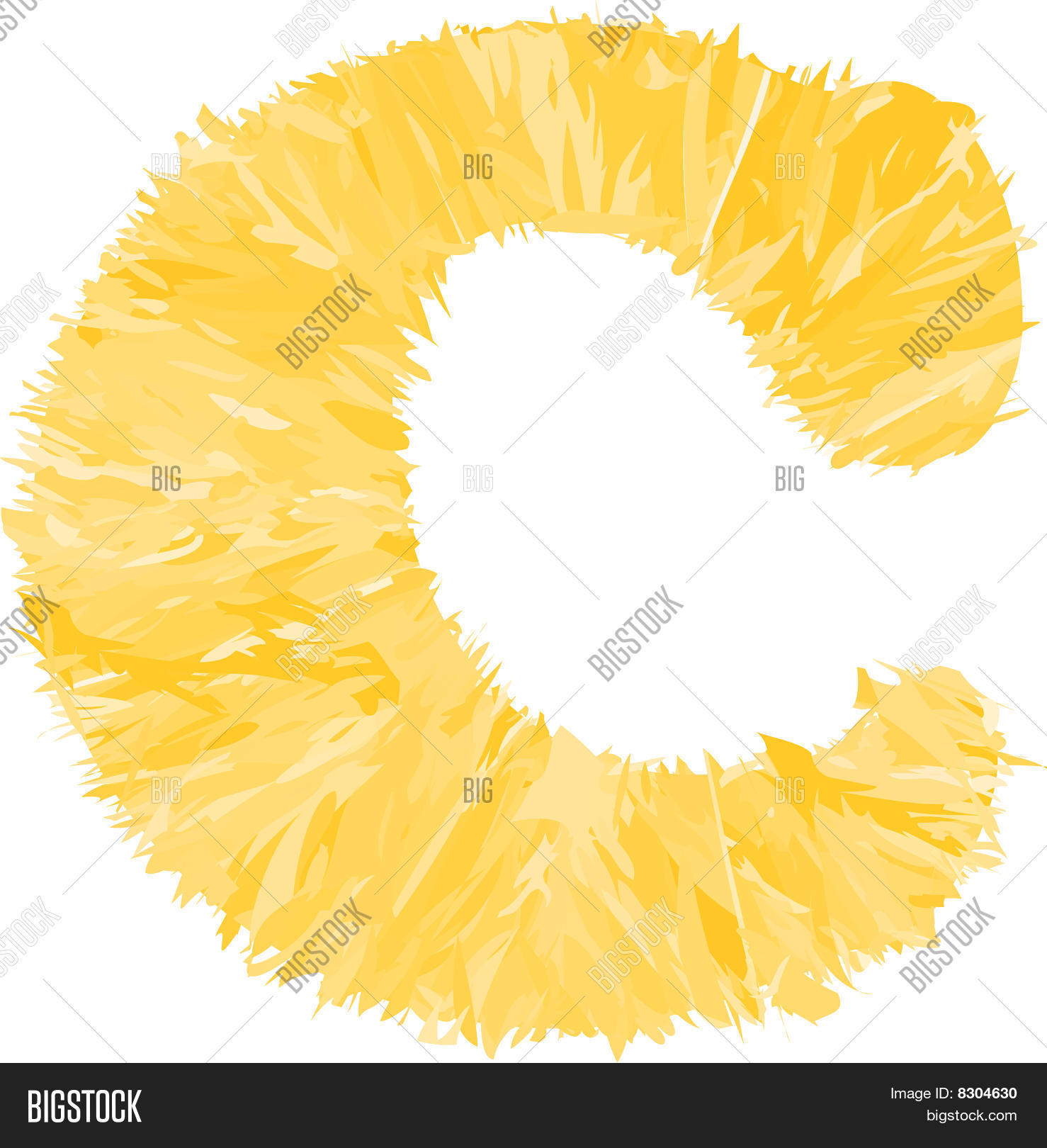 One Letter Orange Vector & Photo (Free Trial) | Bigstock