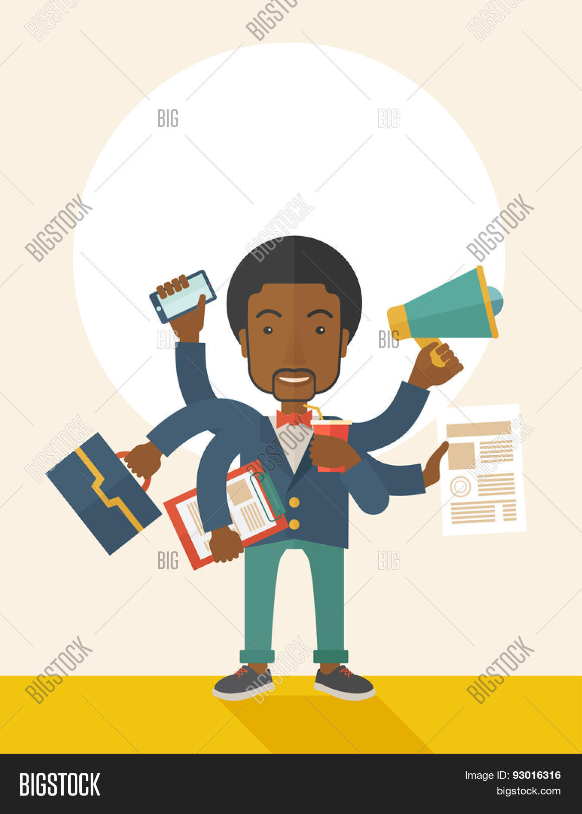 Young Happy African Vector & Photo (Free Trial) | Bigstock