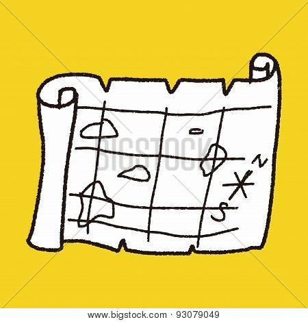 Treasure Map Doodle Vector & Photo (Free Trial) | Bigstock