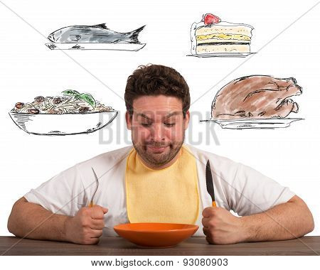 Fat Man Eating Pasta Images, Illustrations & Vectors (Free) - Bigstock