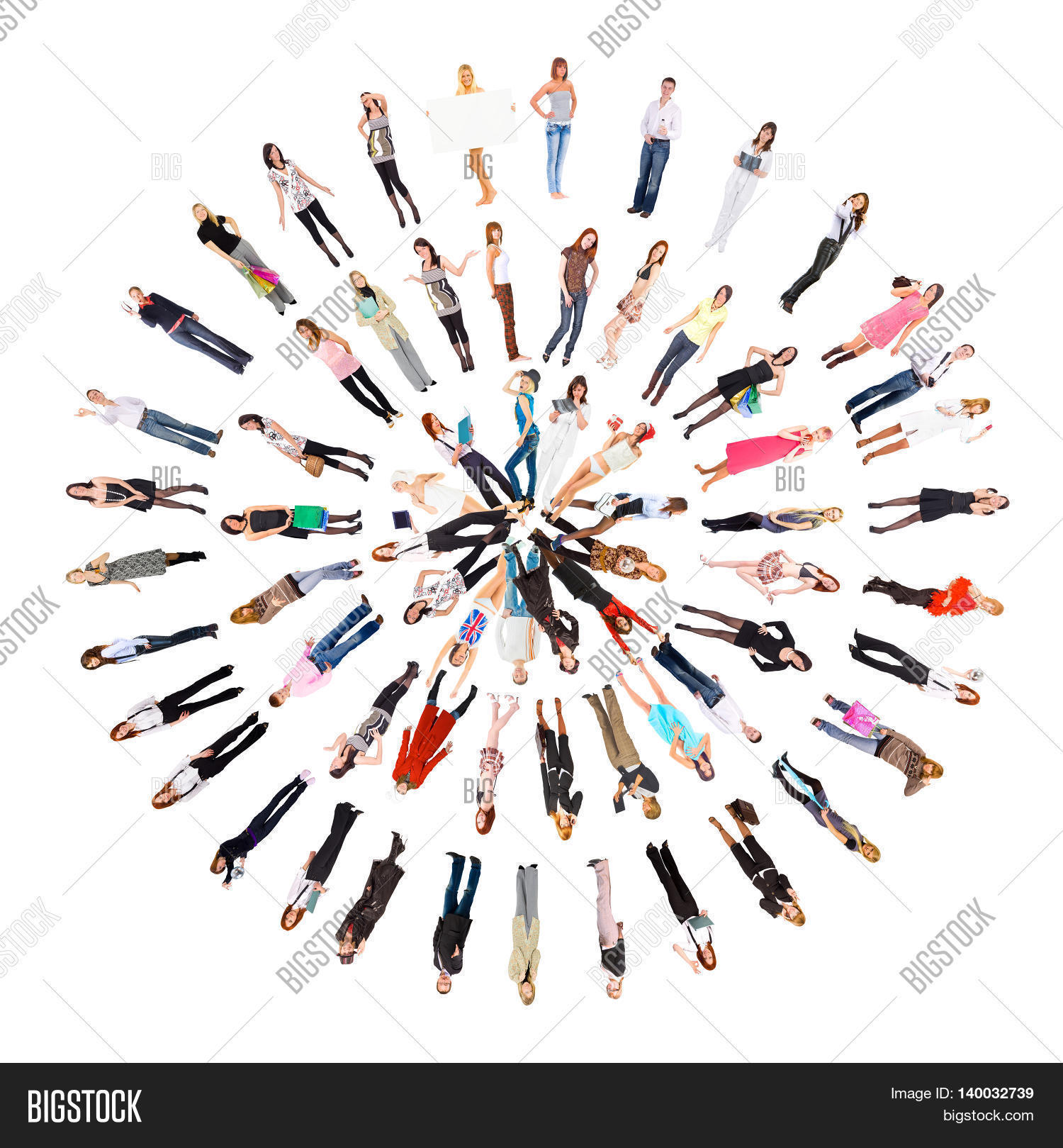 Big Group Isolated Image & Photo (Free Trial) | Bigstock