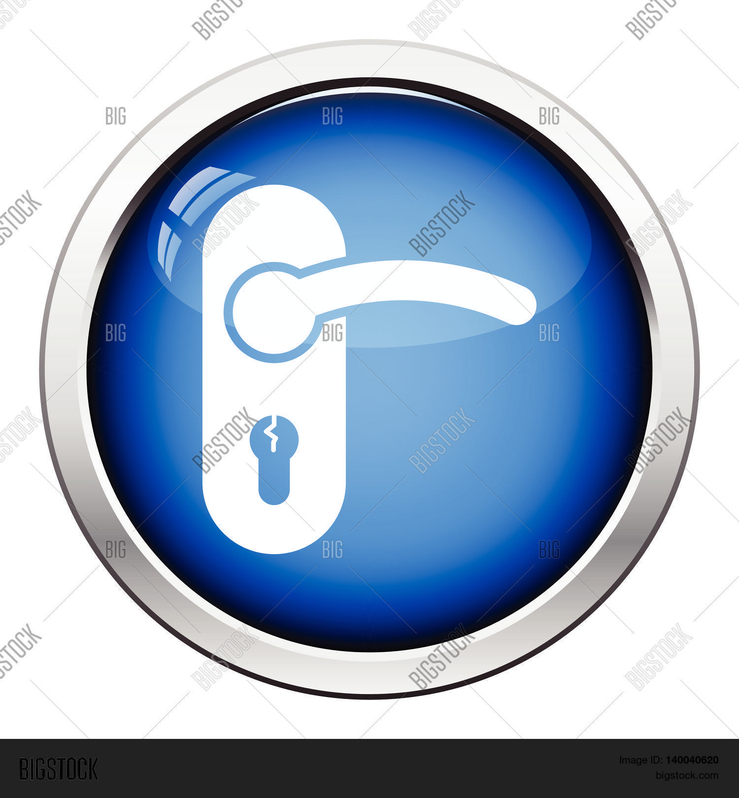 Door Handle Icon Vector & Photo (Free Trial) | Bigstock