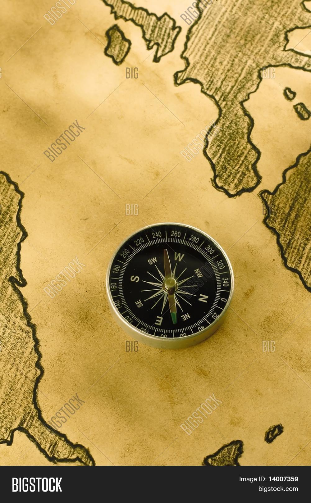Ancient Map Earth's Image & Photo (Free Trial) | Bigstock