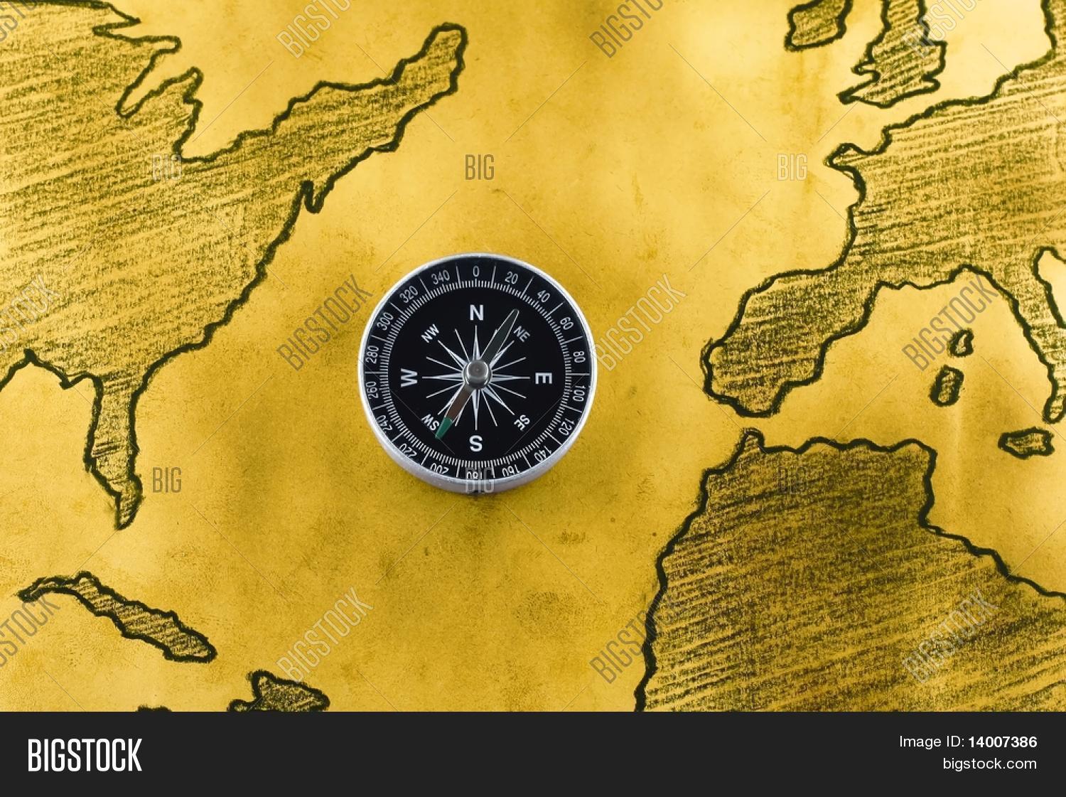 Ancient Map Earth's Image & Photo (Free Trial) | Bigstock