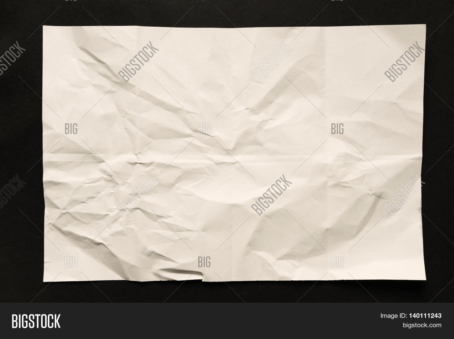 Crumpled Paper Folded Image & Photo (Free Trial) | Bigstock