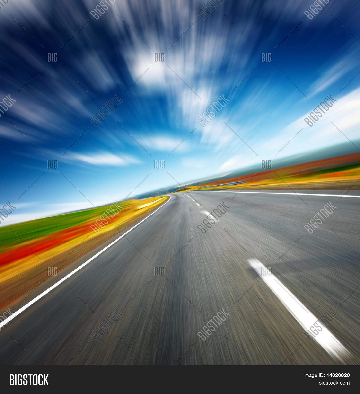Blurred Asphalt Road Image & Photo (Free Trial) | Bigstock
