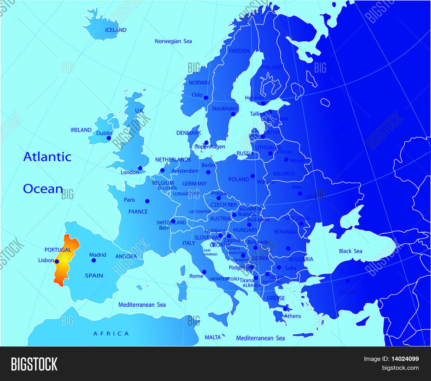Political Map Europe Vector & Photo (Free Trial) | Bigstock