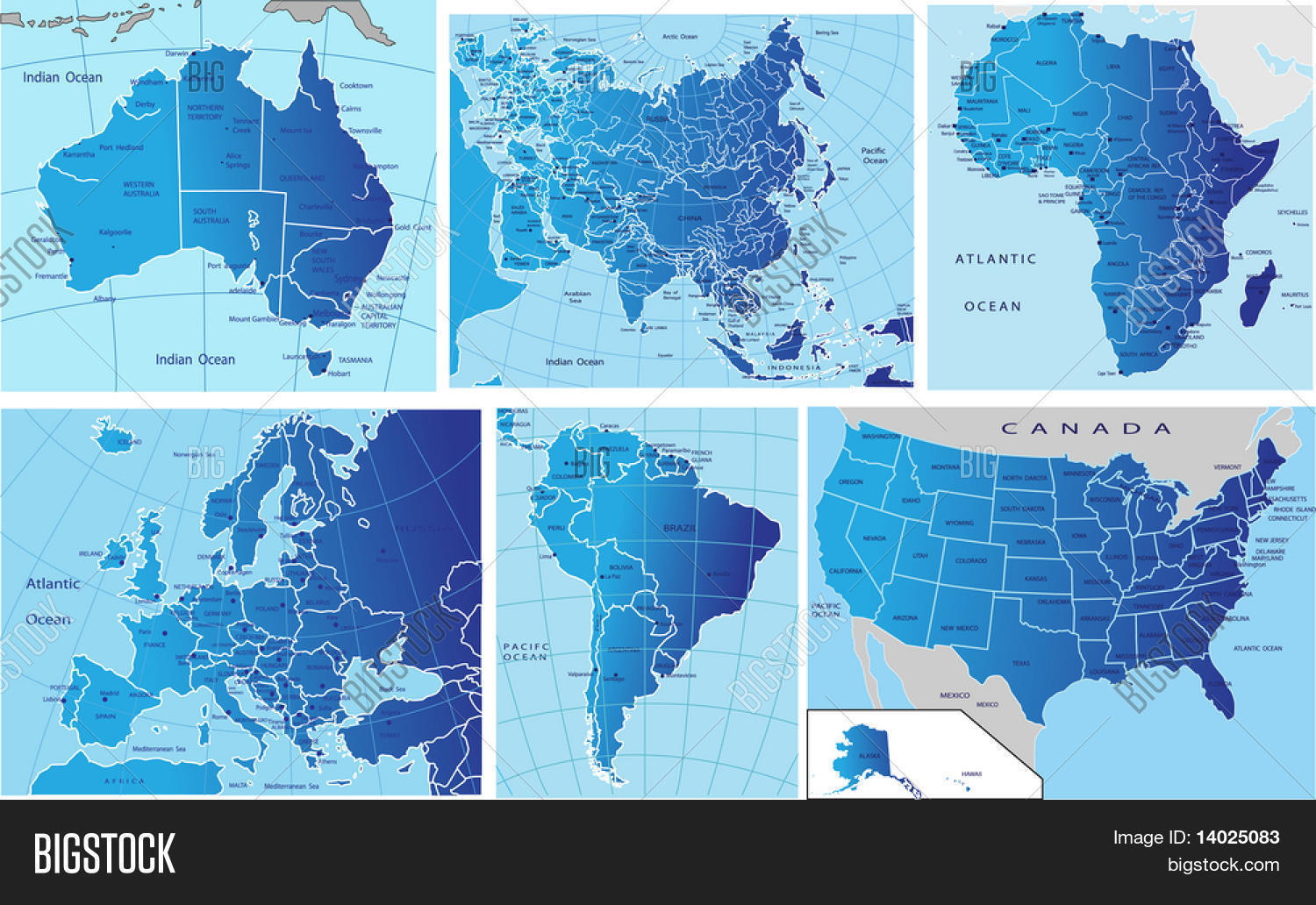 Political Map Vector & Photo (Free Trial) | Bigstock
