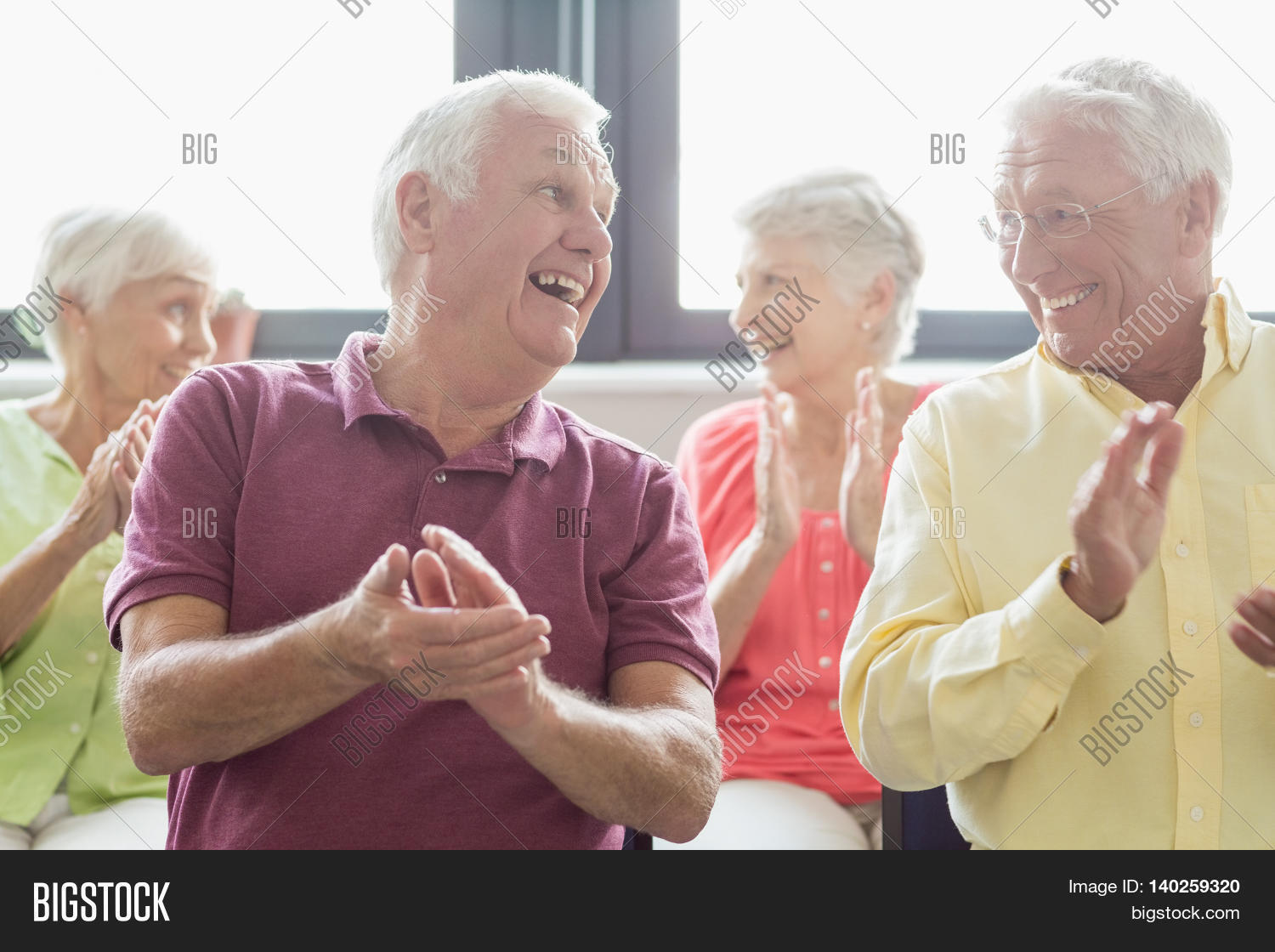 Seniors Clapping Hands Image & Photo (Free Trial) | Bigstock