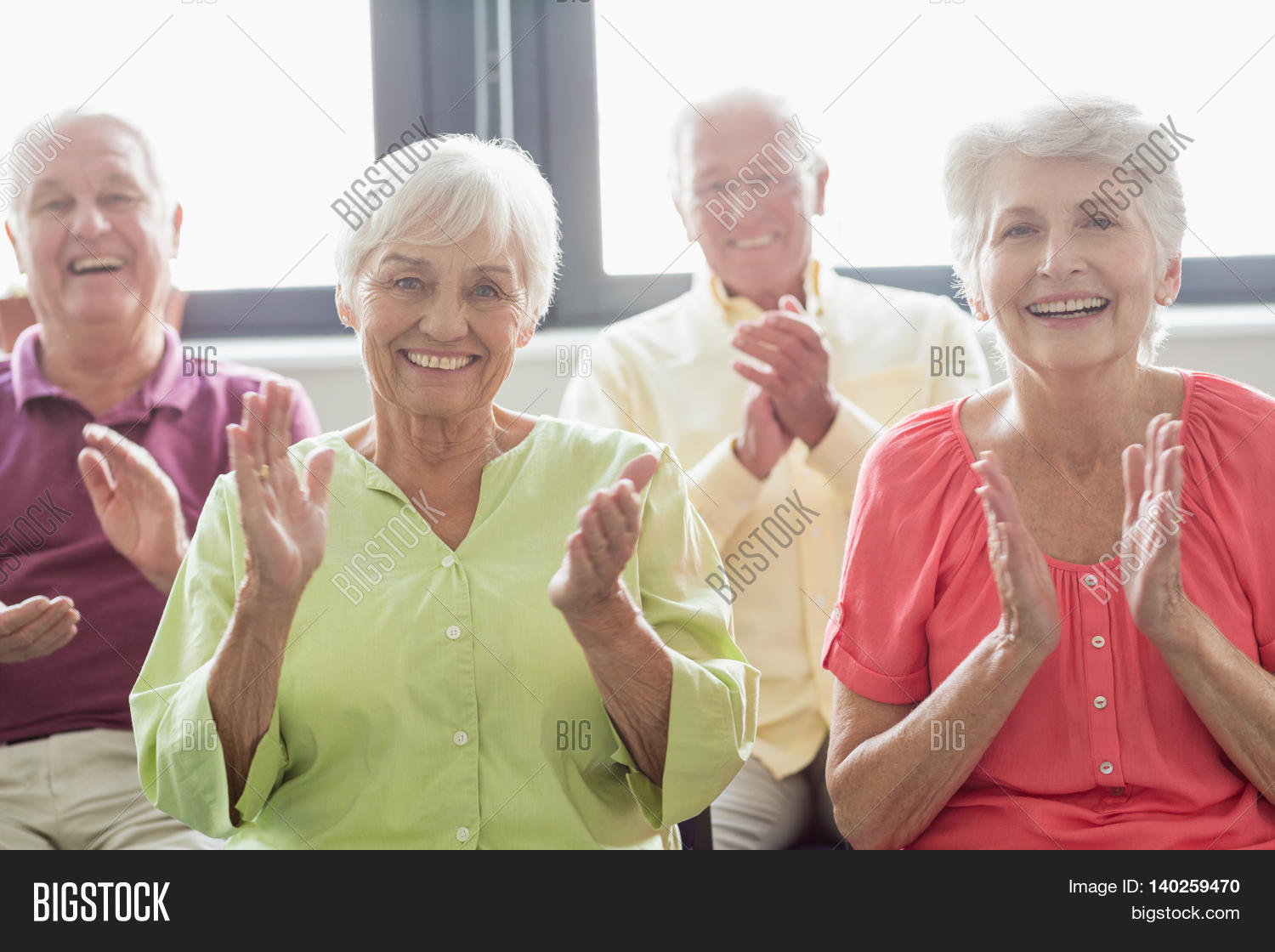 Seniors Clapping Hands Image & Photo (Free Trial) | Bigstock
