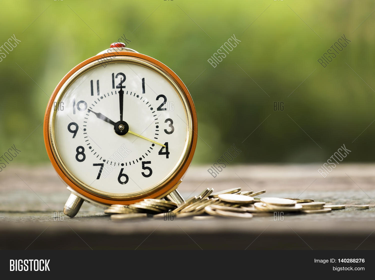 Alarm Clock Money Image & Photo (Free Trial) | Bigstock