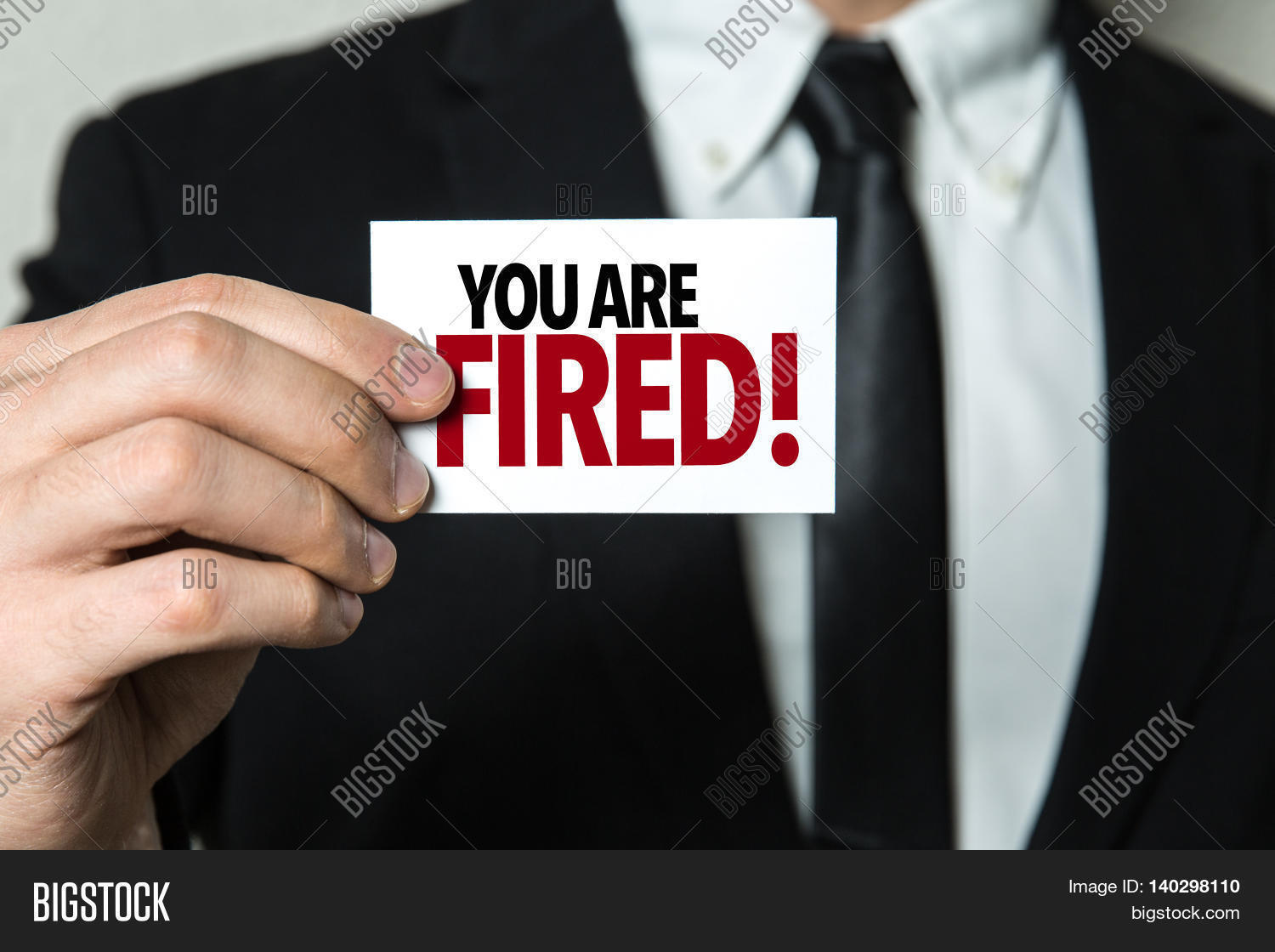 You Fired Image & Photo (Free Trial) | Bigstock