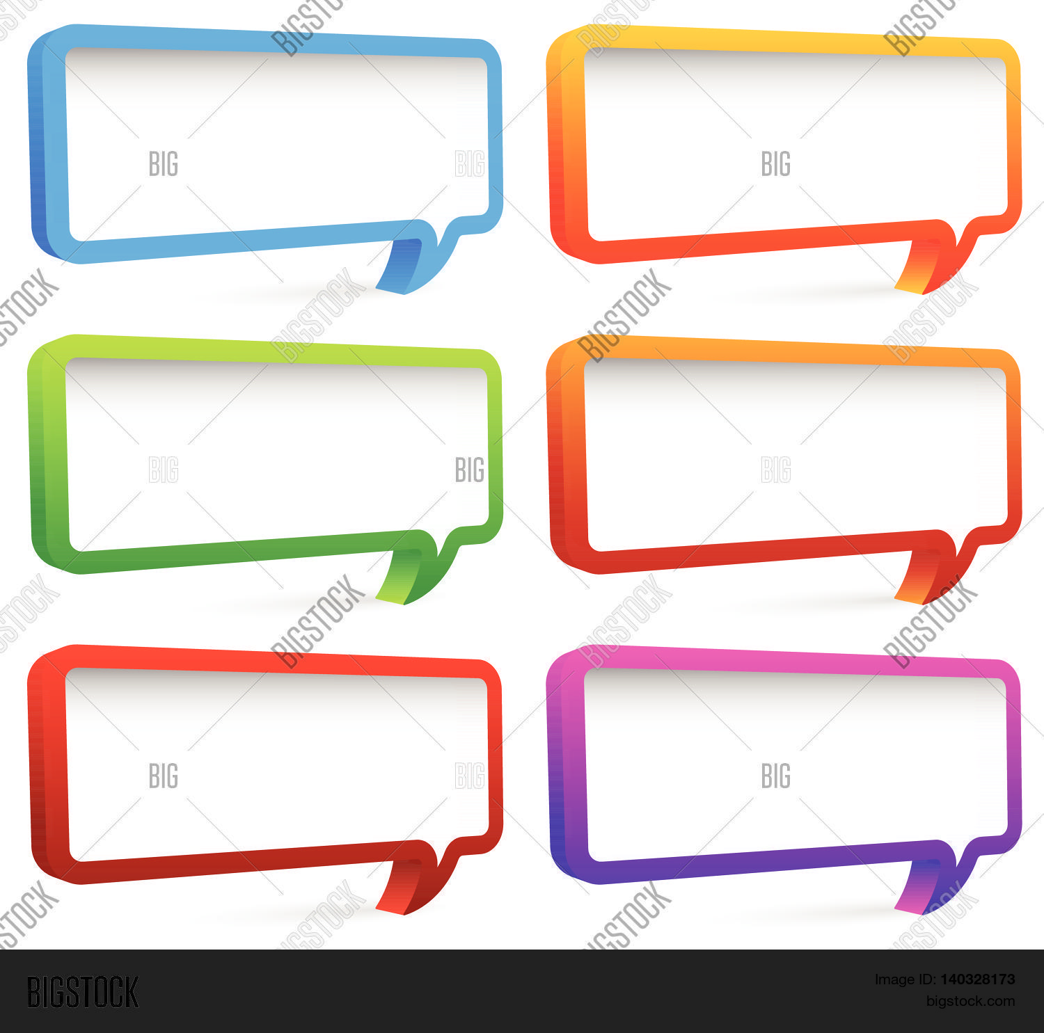 Set Colorful Vector & Photo (Free Trial) | Bigstock