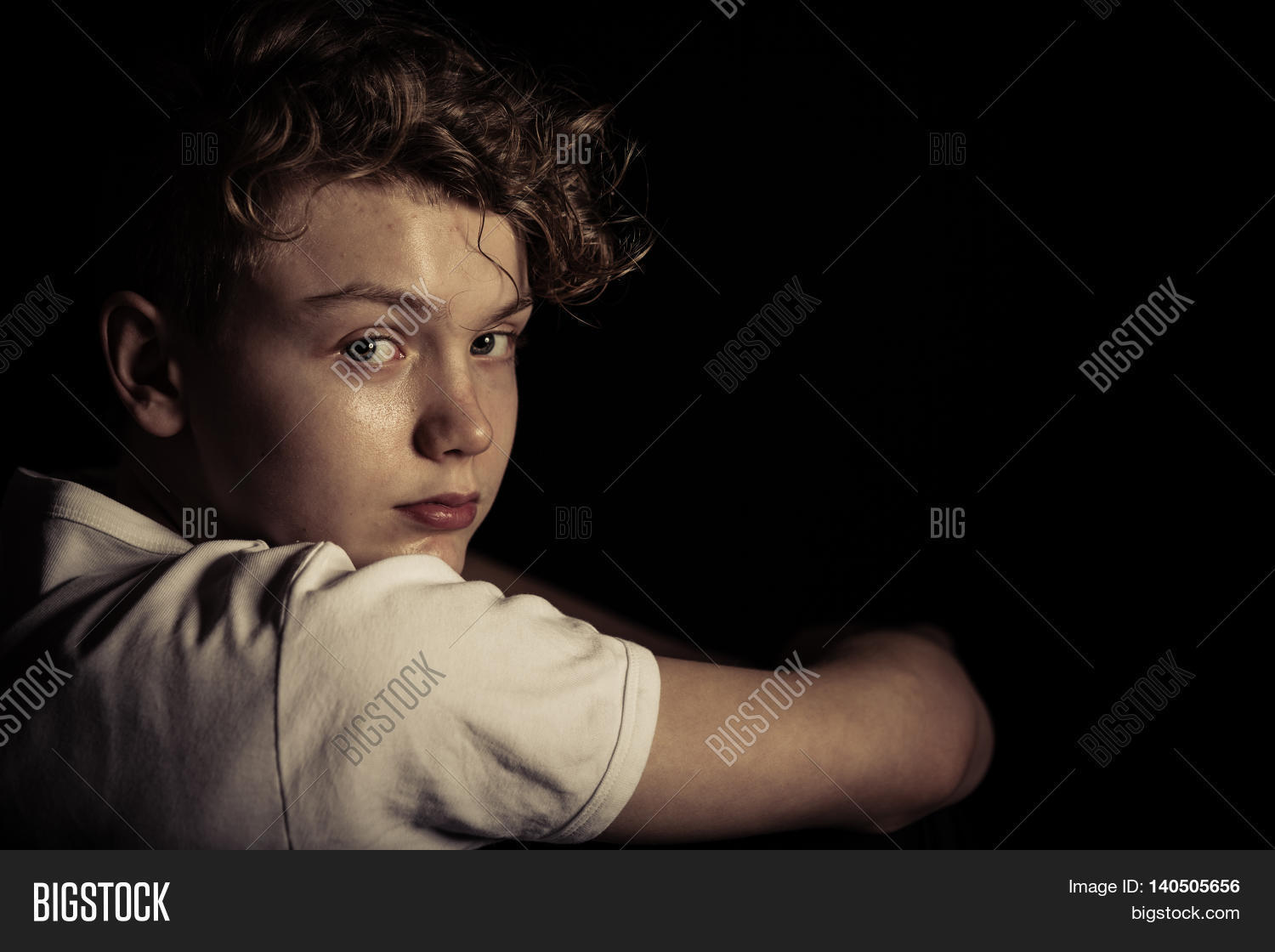 Serious Teenage Boy Image & Photo (Free Trial) | Bigstock