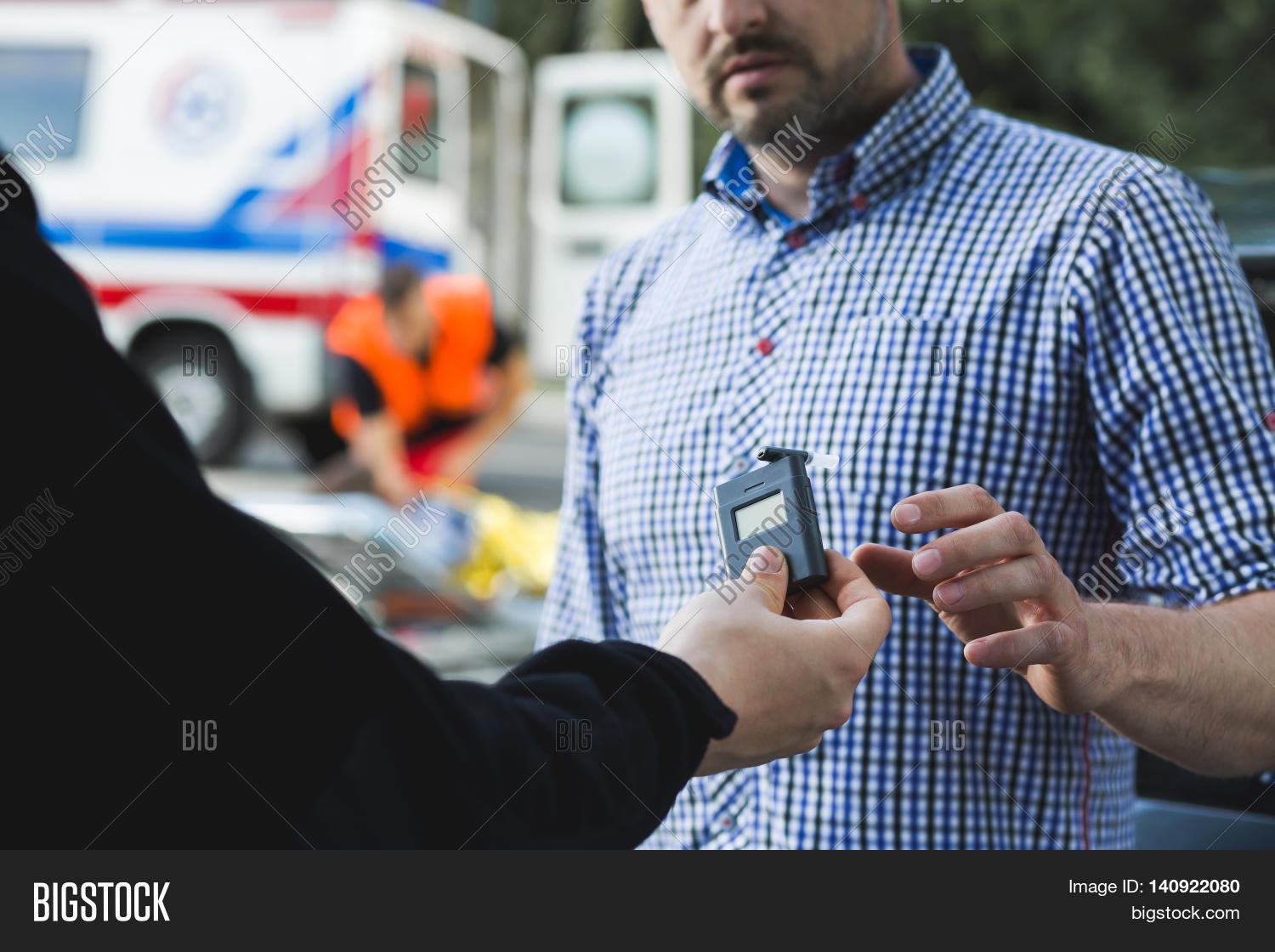 Police Officer Giving Image & Photo (Free Trial) | Bigstock