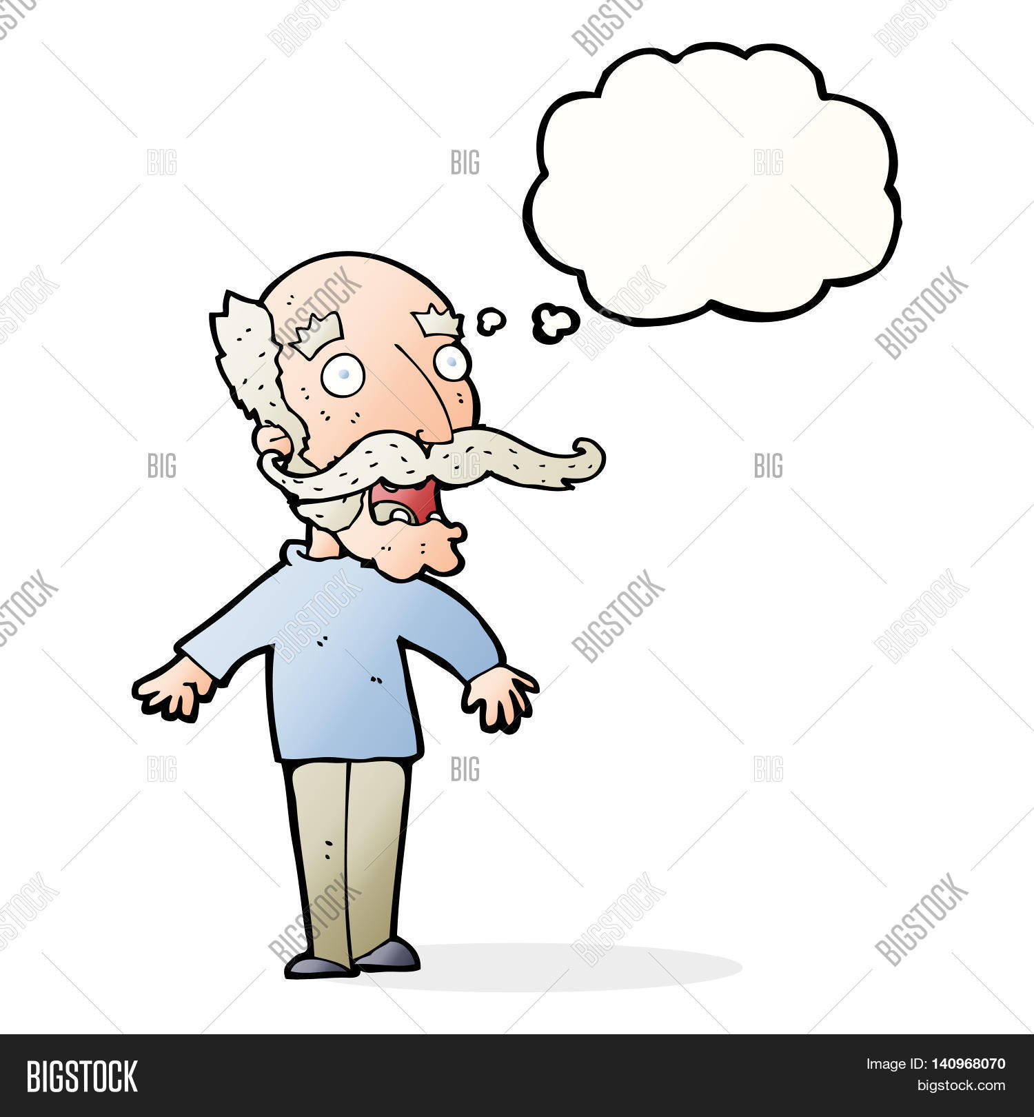 Cartoon Old Man Image & Photo (Free Trial) | Bigstock