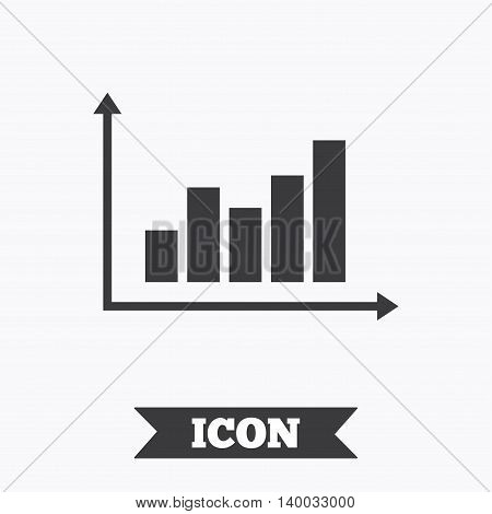Graph Chart Sign Icon Vector & Photo (free Trial) | Bigstock