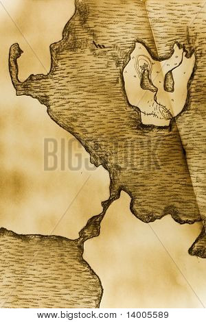 Old Burned Map Image & Photo (Free Trial) | Bigstock