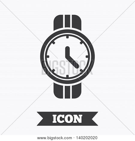 Wrist Watch Sign Icon Vector & Photo (Free Trial) | Bigstock