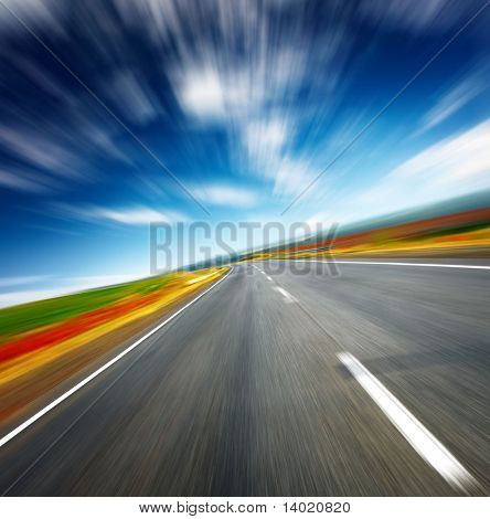 Blurred Asphalt Road Image & Photo (Free Trial) | Bigstock