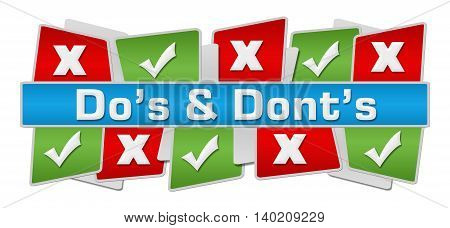 Dos Donts Concept Image & Photo (Free Trial) | Bigstock