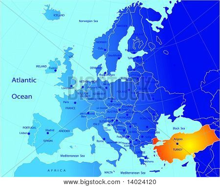 Political Map Turkey Vector & Photo (Free Trial) | Bigstock