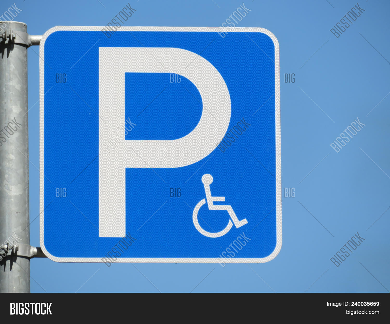Disabled Parking Space Image & Photo (Free Trial) | Bigstock