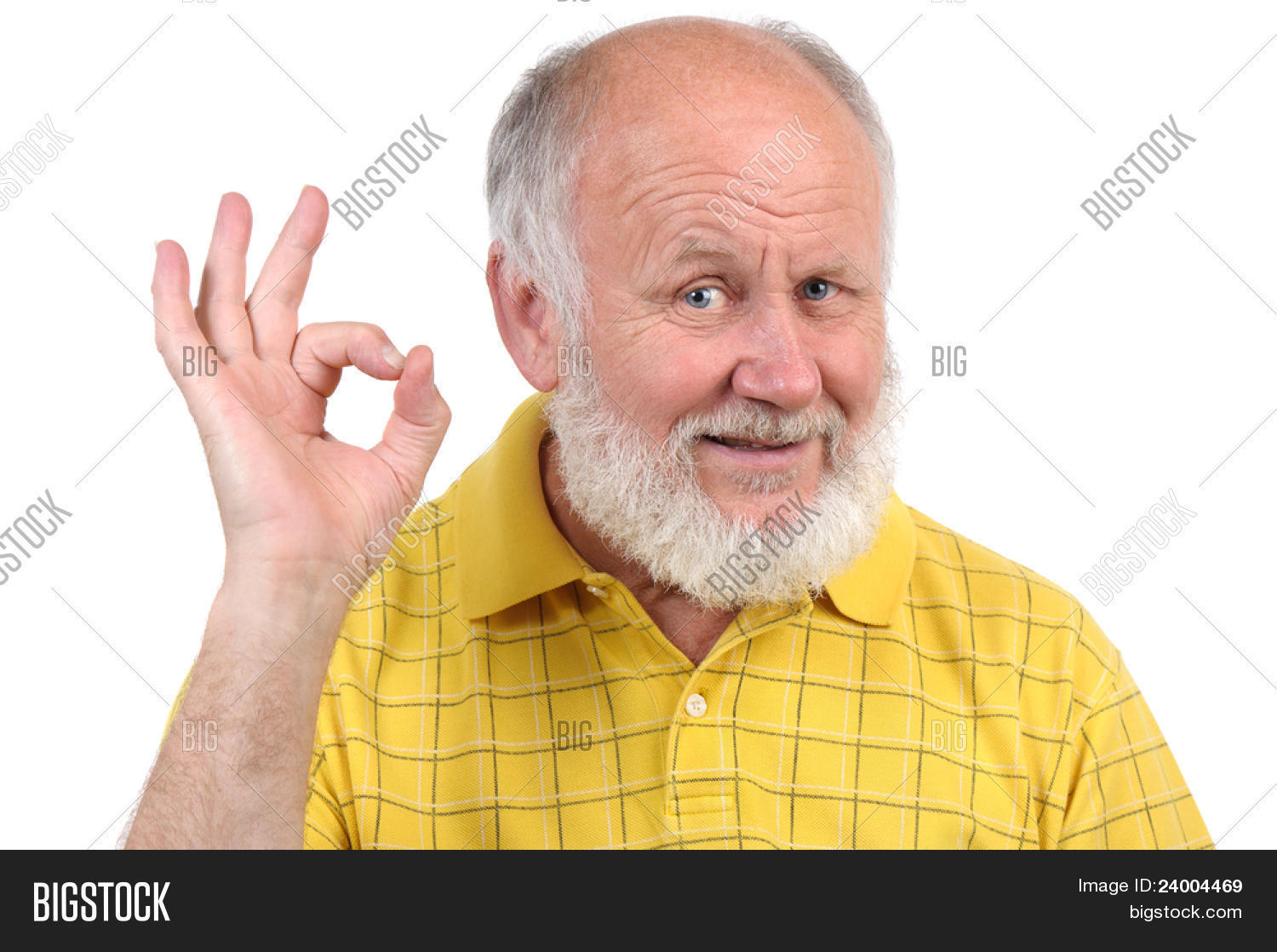 Imagen Y Foto Senior Hombre Calvo Prueba Gratis Bigstock