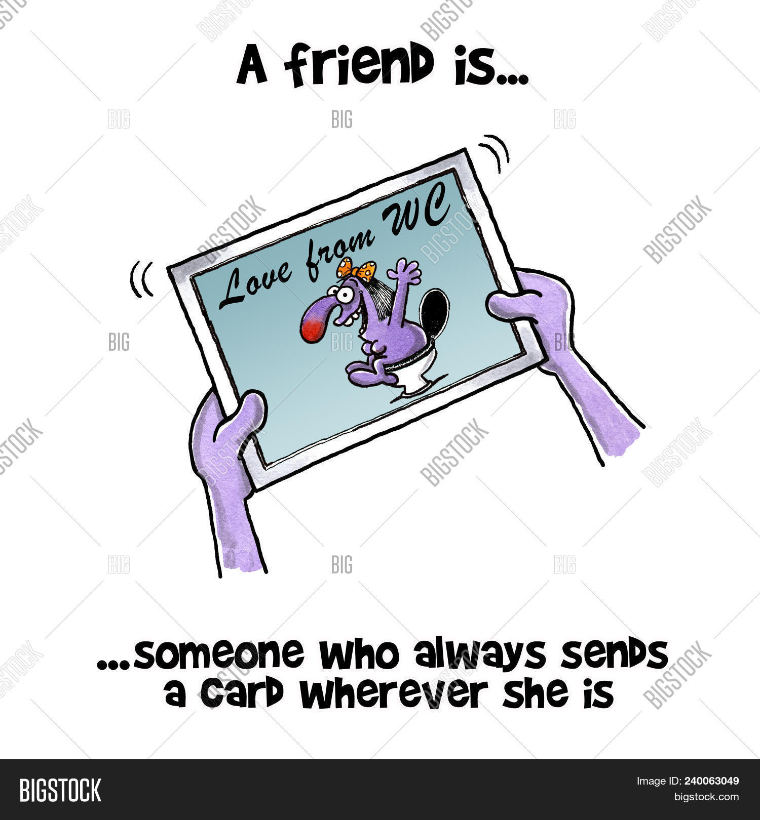 Woman Sent Postcard Image & Photo (Free Trial) | Bigstock