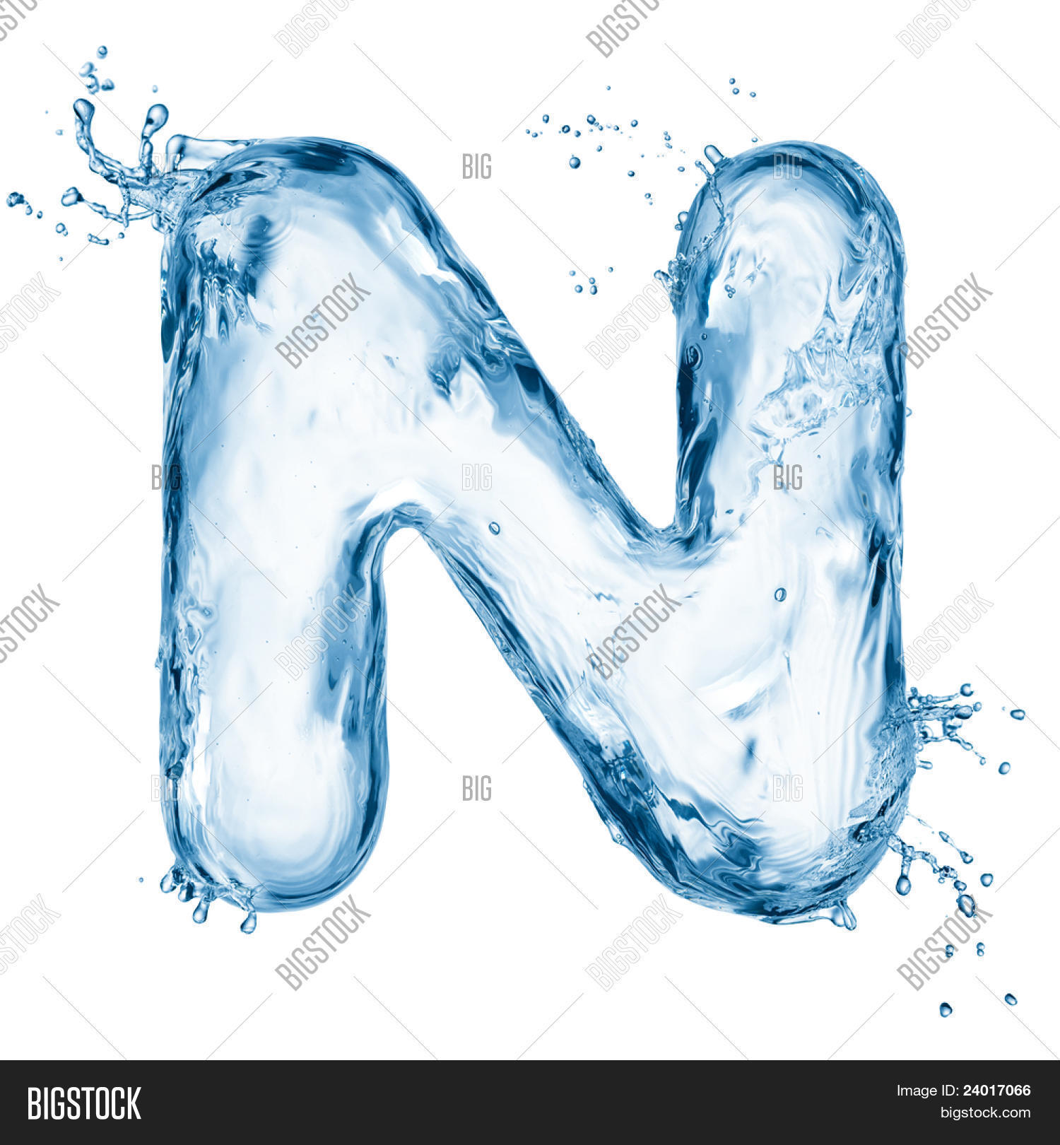 One Letter Water Image & Photo (Free Trial) | Bigstock