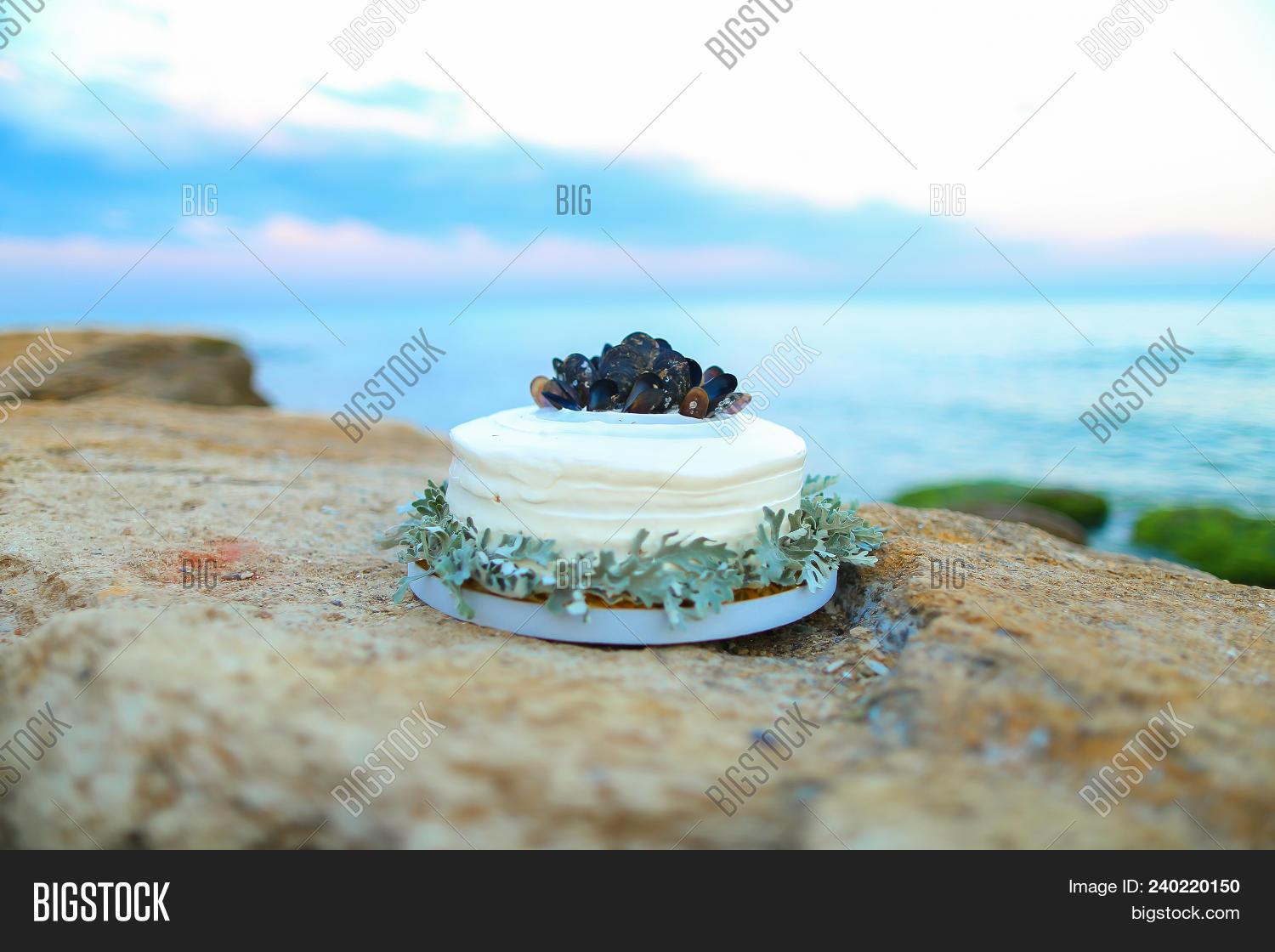 Cake On Stone Image & Photo (Free Trial) | Bigstock