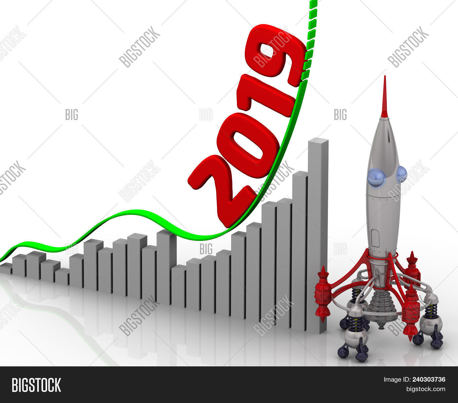 Growth Chart 2019 Year Image & Photo (Free Trial) | Bigstock