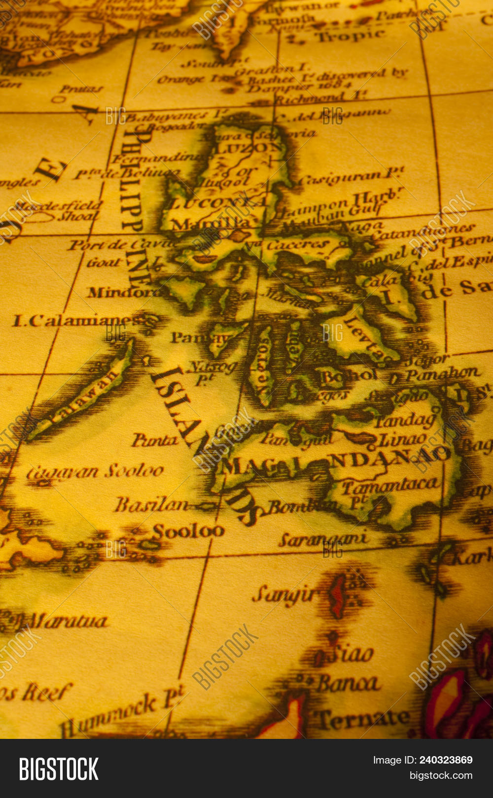 Old Map Philippines. Image & Photo (Free Trial) | Bigstock