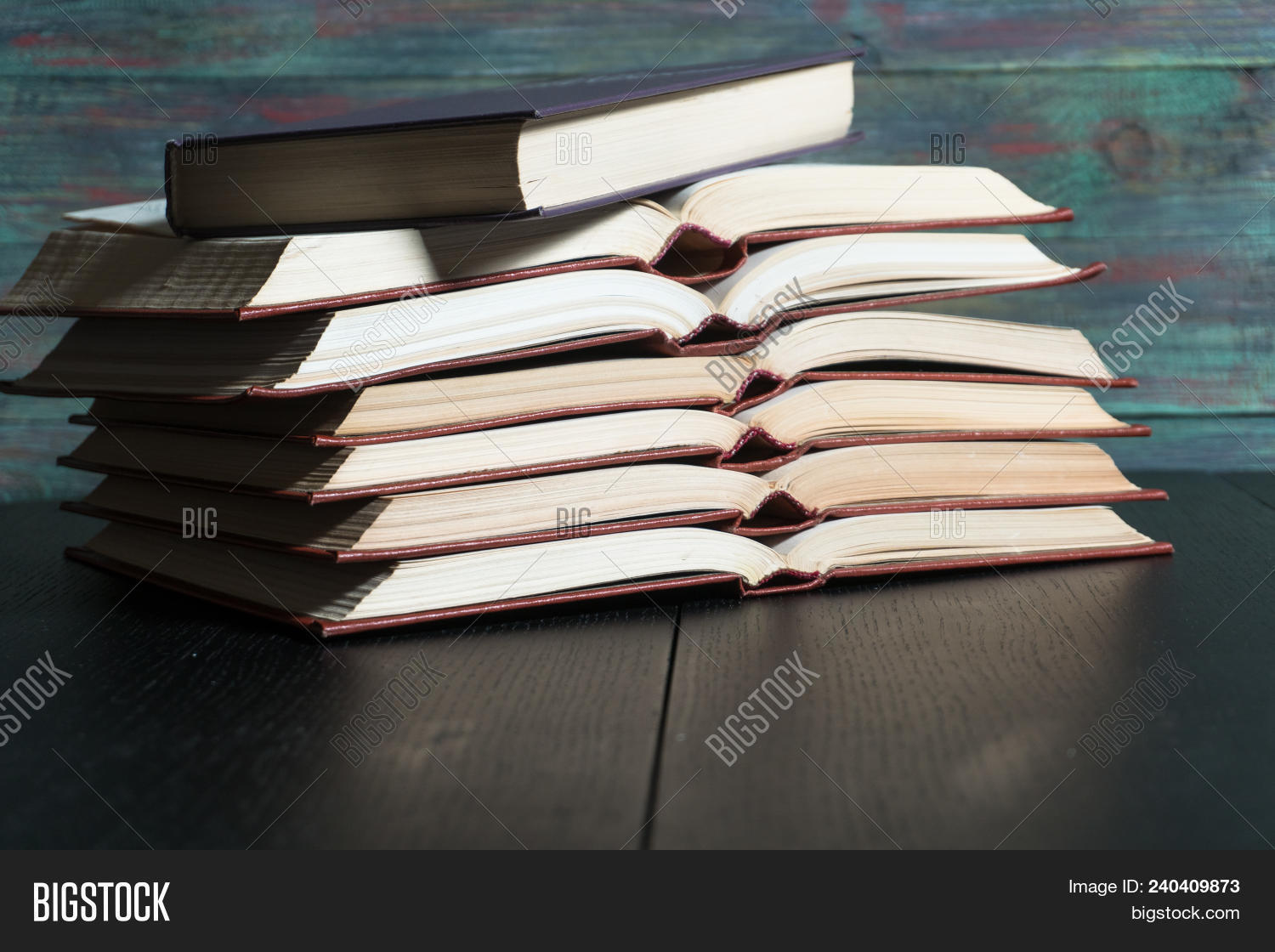 Open Book Hardback On Image & Photo (Free Trial) | Bigstock
