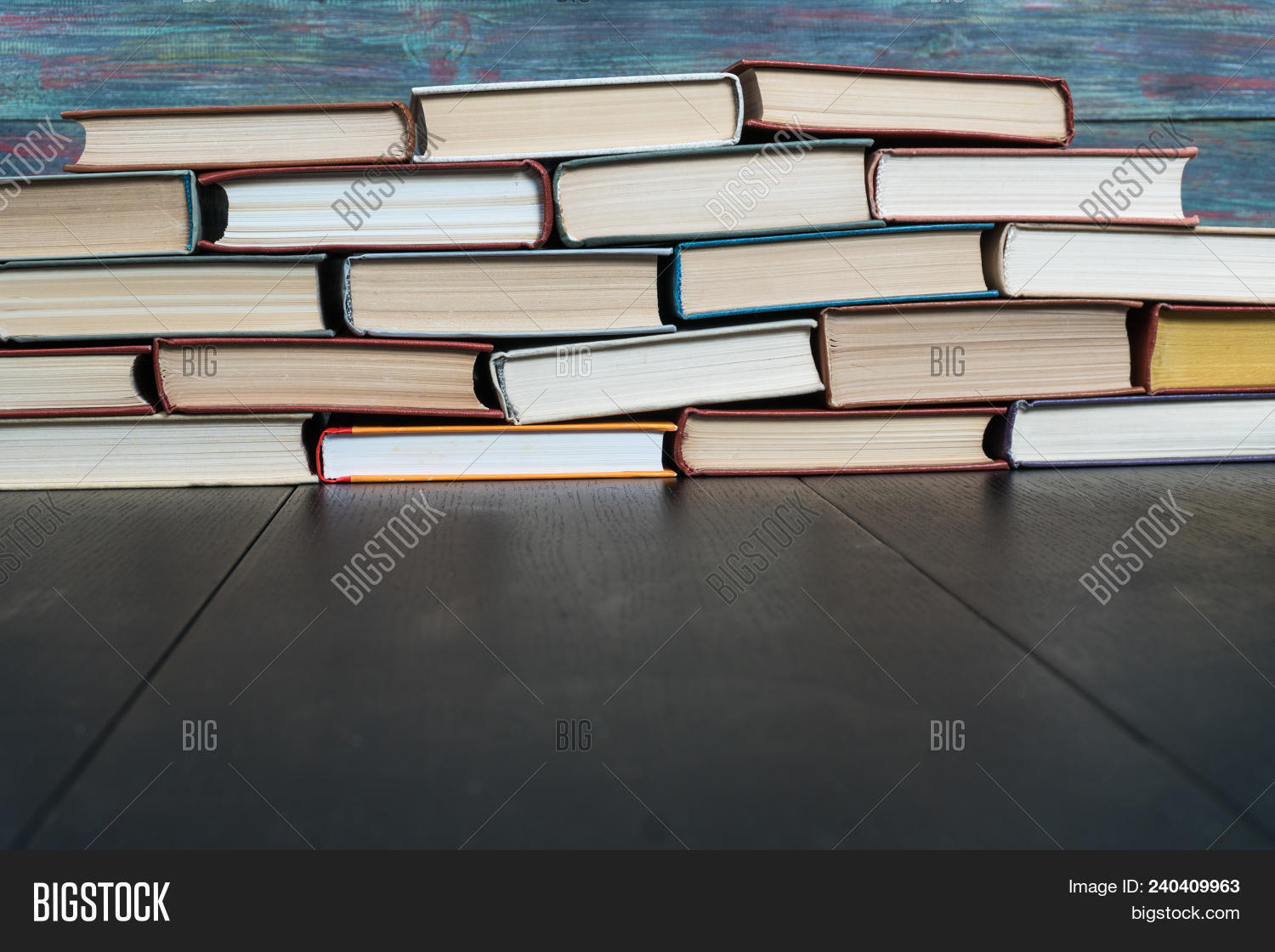 Book Stacking Open Image & Photo (Free Trial) | Bigstock