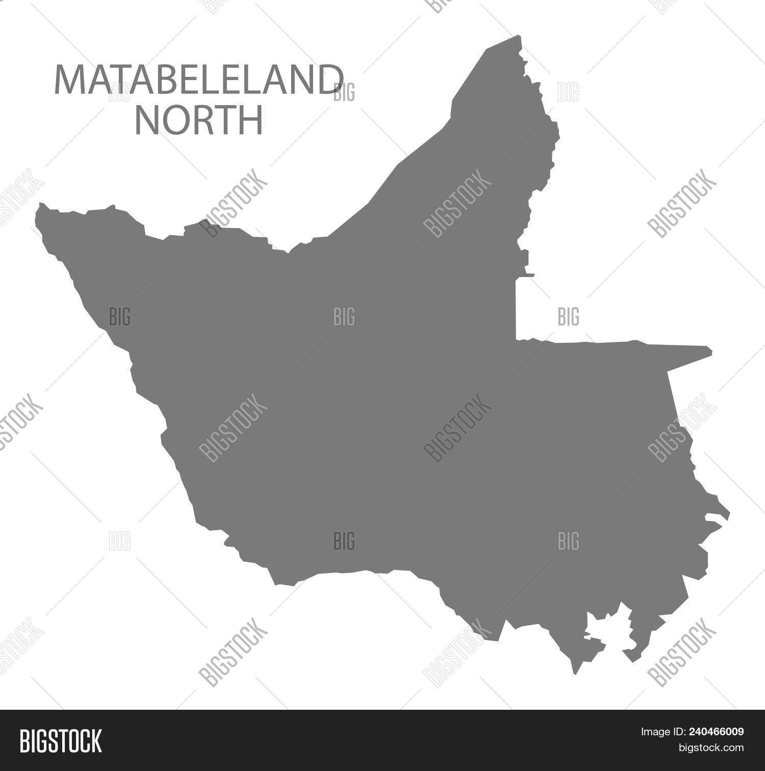 Matabeleland North Map Image & Photo (Free Trial) | Bigstock