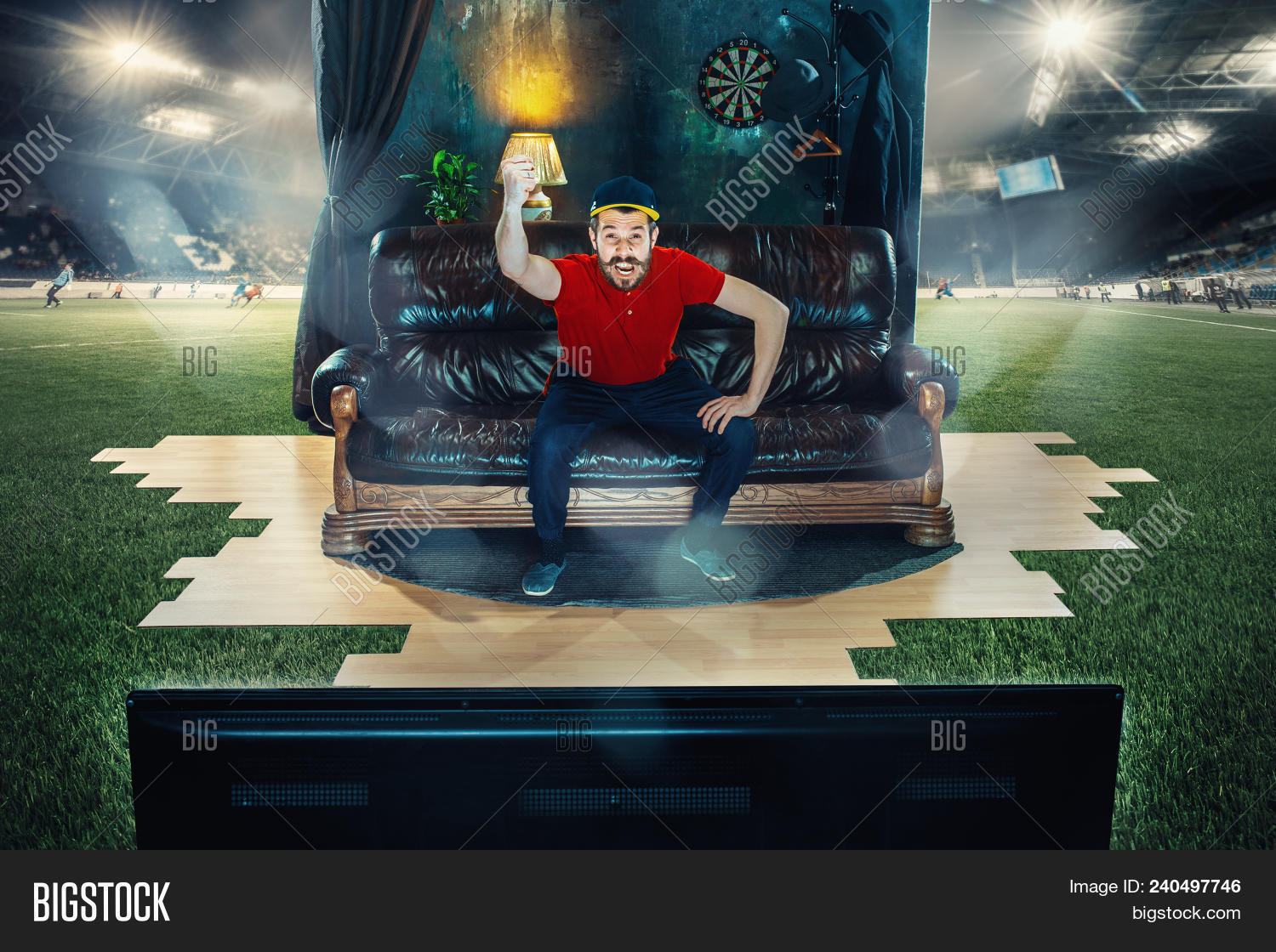 Ardent Fan Sitting On Image & Photo (Free Trial) | Bigstock