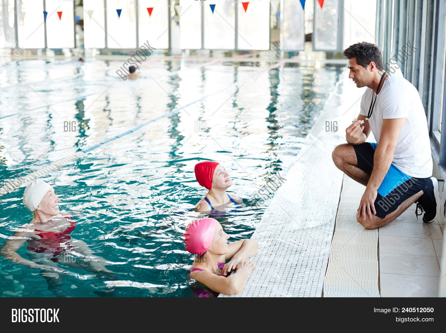 Young Swimming Trainer Image & Photo (Free Trial) | Bigstock