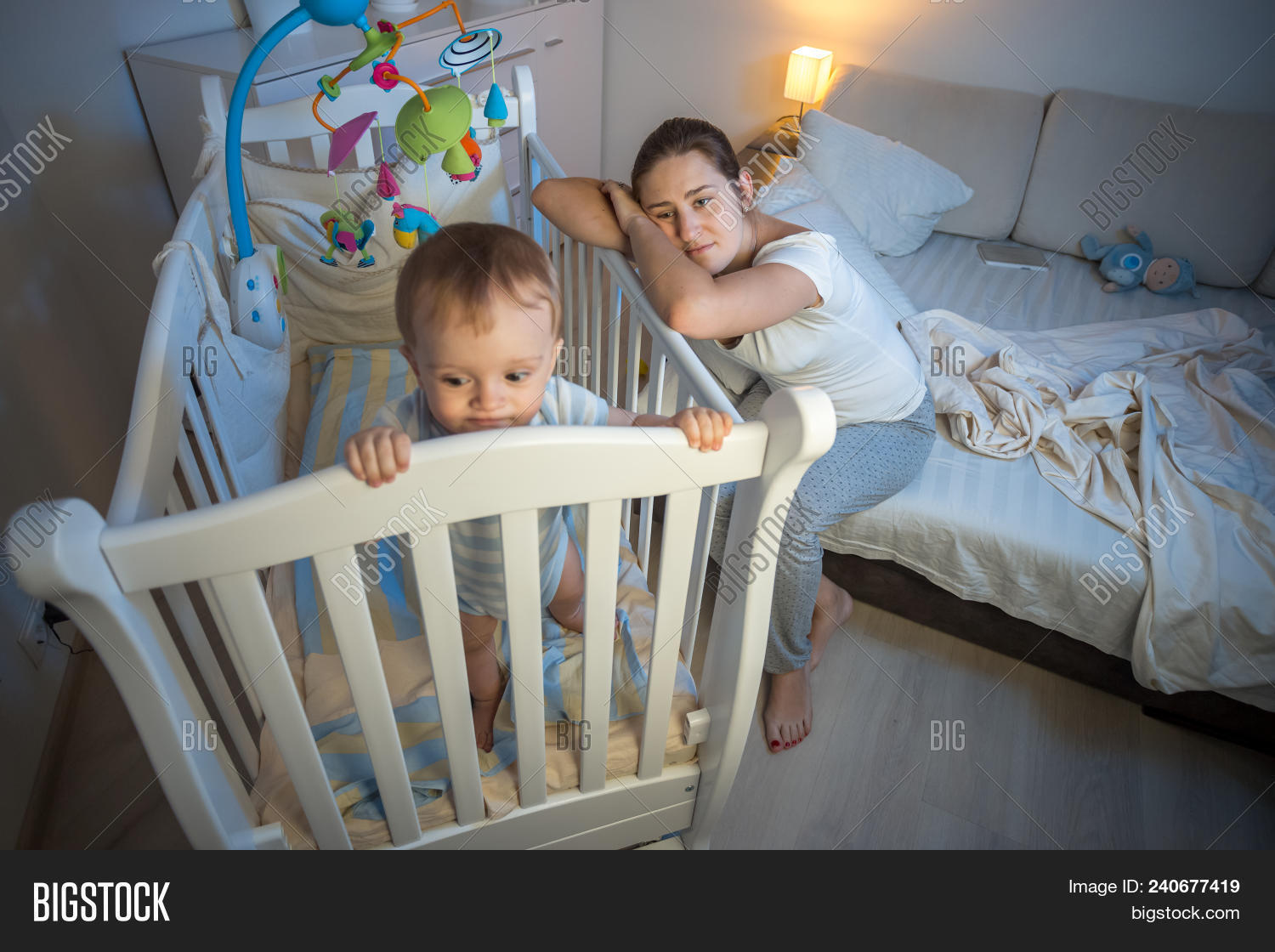 Portrait Tired Mother Image & Photo (Free Trial) | Bigstock