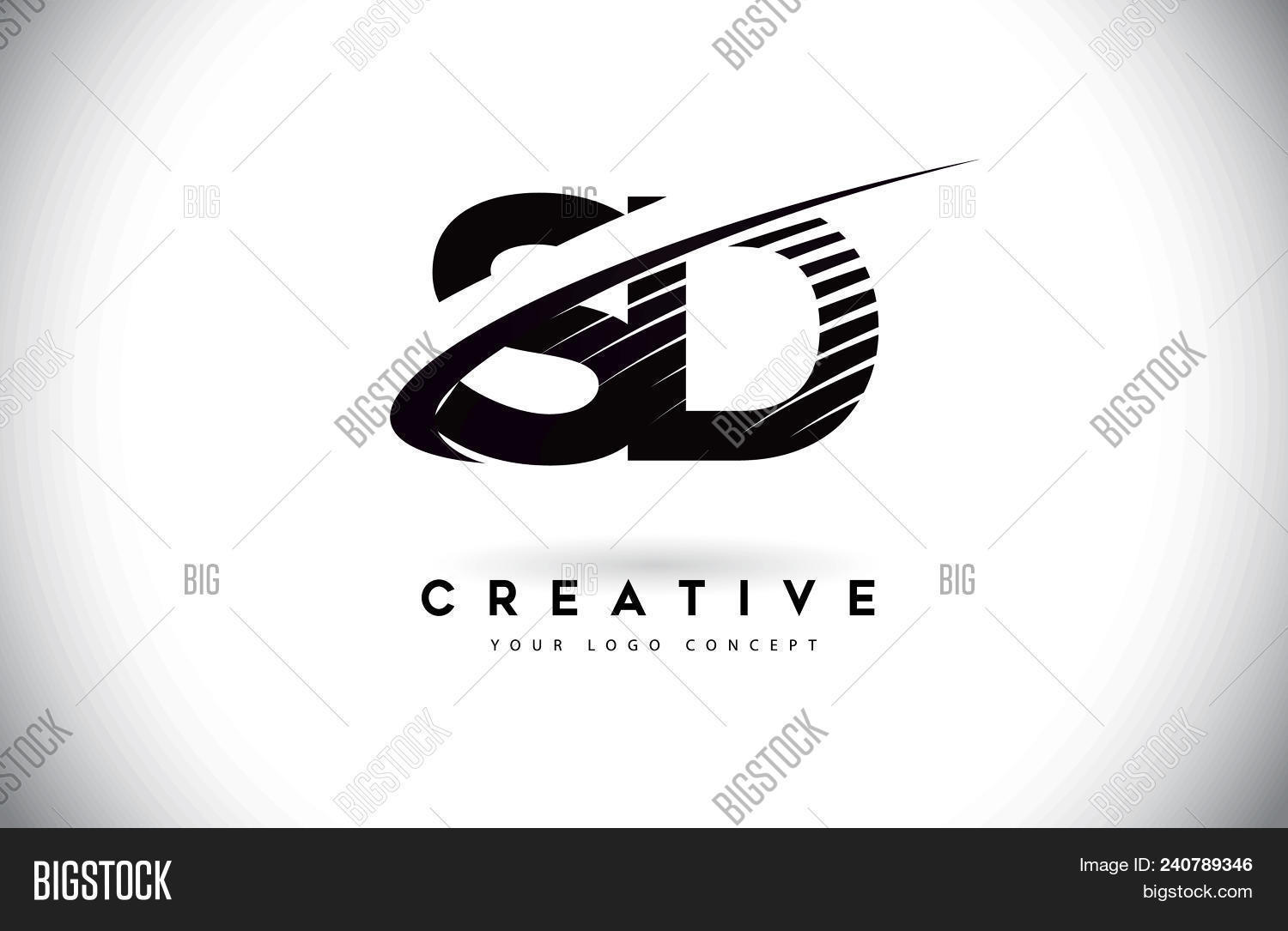 Sd S D Letter Logo Vector & Photo (Free Trial) | Bigstock